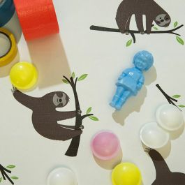 Nappe de table Captain Cook Not Today Cocoa, échantillon