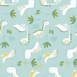 Nappe de table Captain Cook Dinocroc Electric (160cm), échantillon